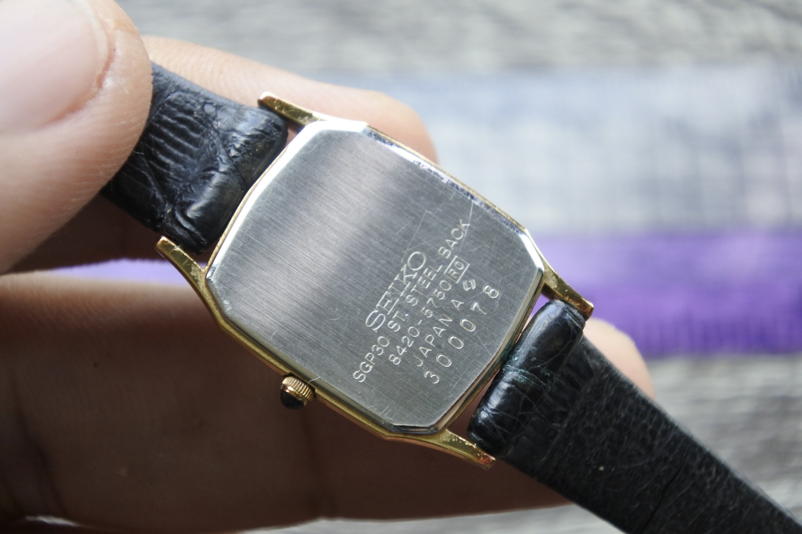 Vintage Seiko Exceline 8420 5750 Gold Plated 30microns Lady - Etsy