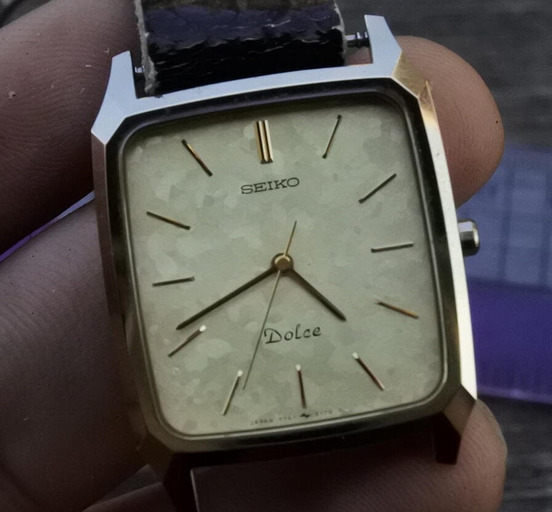 Vintage Seiko Ceramic ICS Broken Case 7741 5140 Men Quartz Watch Japan ...
