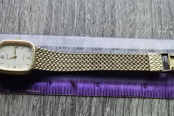 Vintage Seiko Exceline 7321 6600 Integrated Bracelet … - Gem