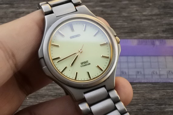 Vintage Seiko Spirit Titanium 7N01 7100 Luminous Dial… - Gem