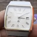 Vintage Seiko 0842 5010 Textured Dial Men Quartz Watch Japan Square ...