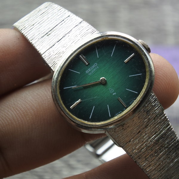 Seiko Green Dial Watch - Etsy