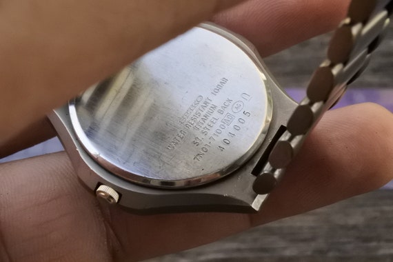 Vintage Seiko Spirit Titanium 7N01 7100 Luminous Dial… - Gem