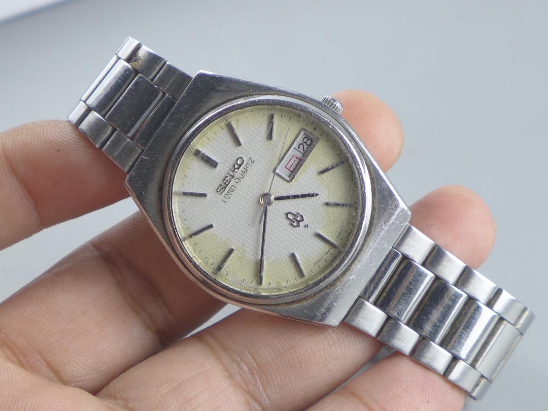 Vintage Seiko Lord Quartz 7853 7010 Textured Dial Men Quartz Watch ...
