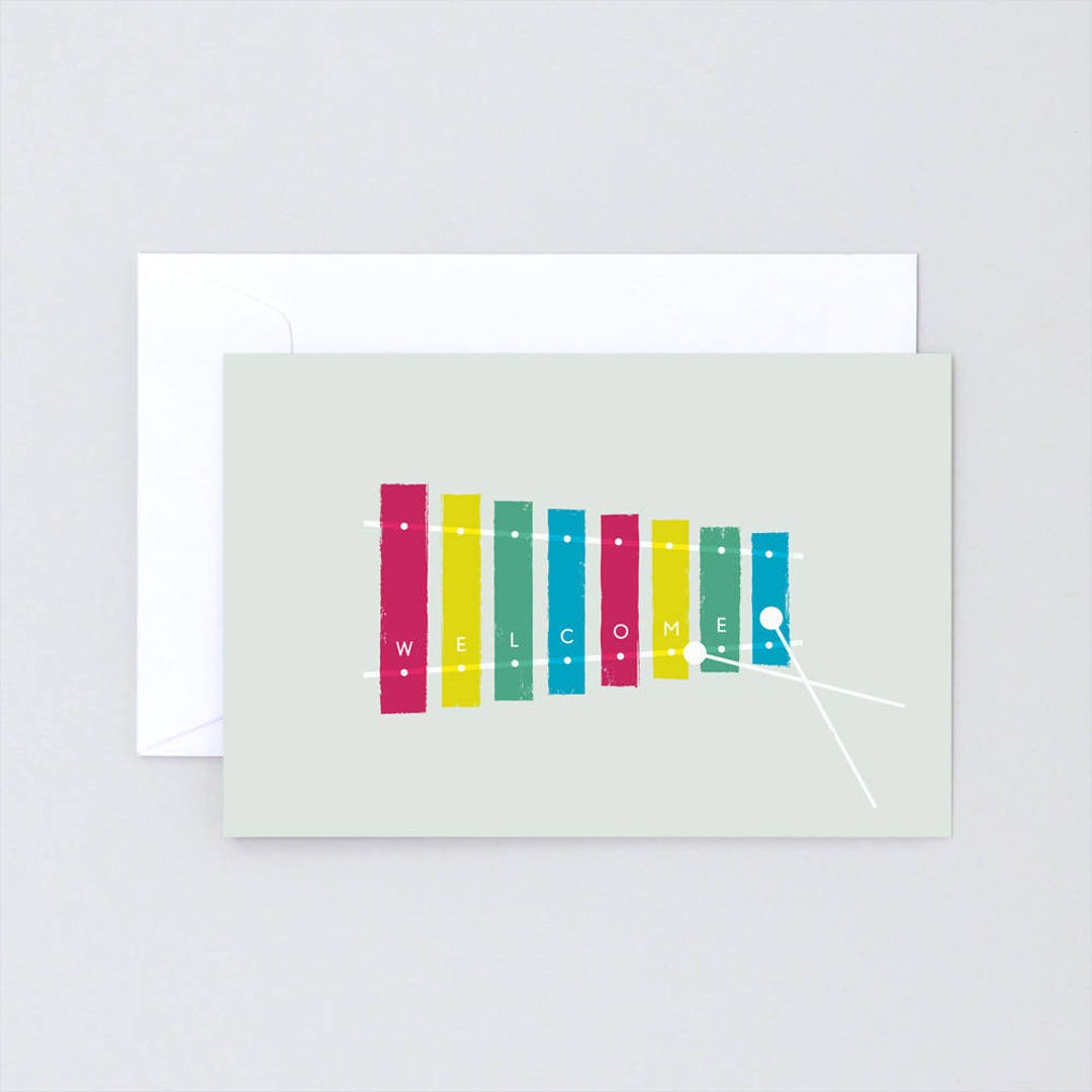 Folded Card xylophone - Etsy