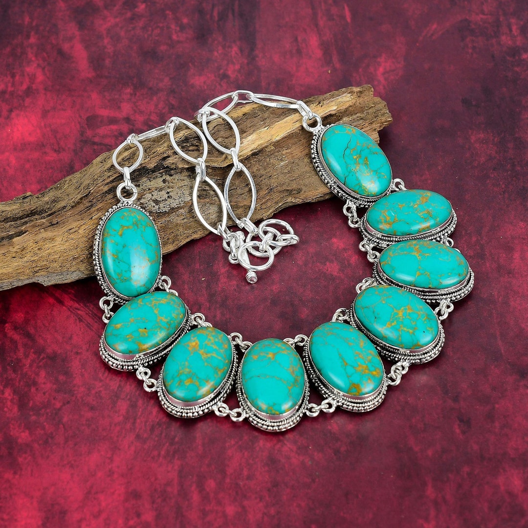 Copper Turquoise Jewelry, 925 Sterling Silver Jewelry, Gemstone Jewelry ...