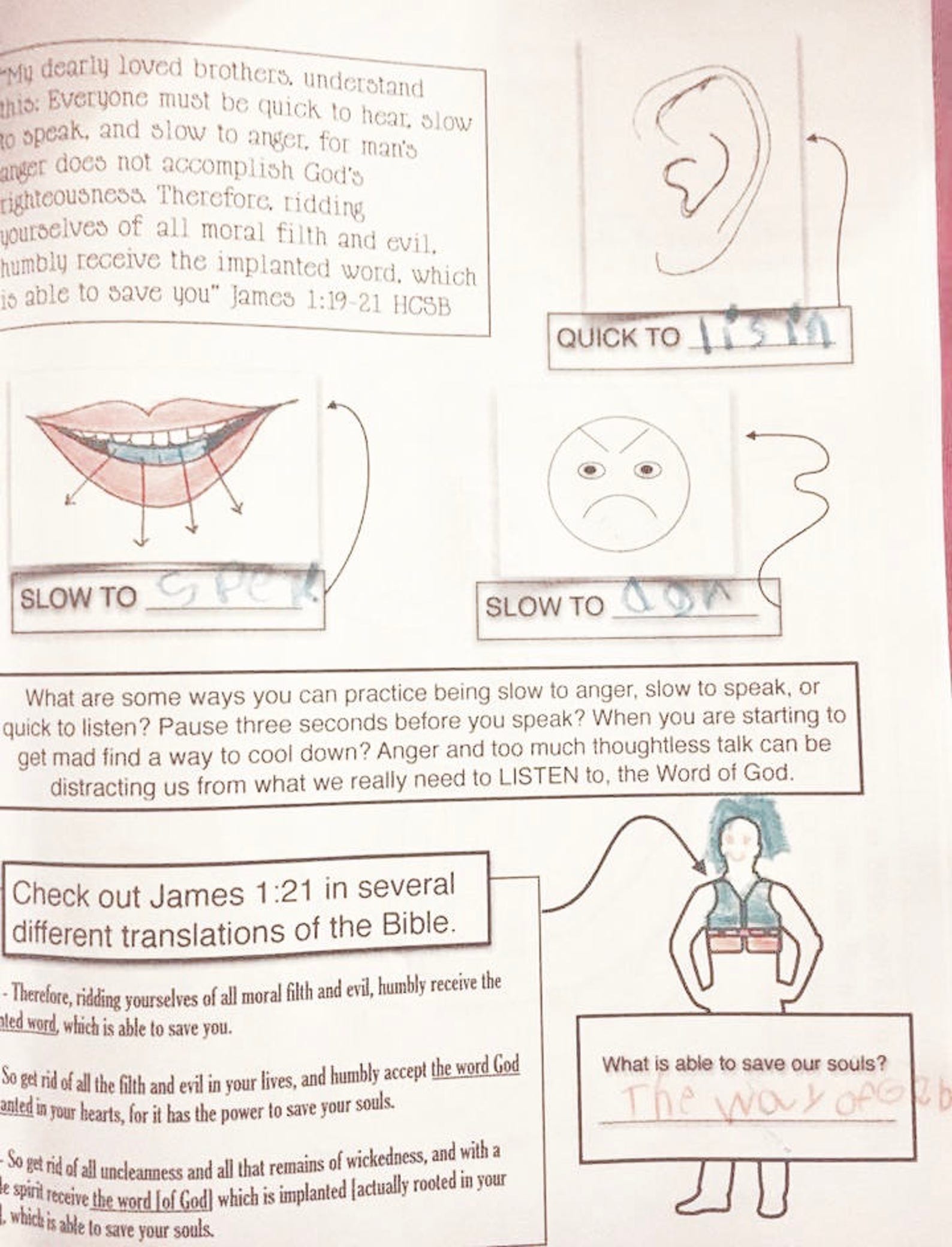 Children's Bible Study Digital File Book of James Bible Study Parents ...