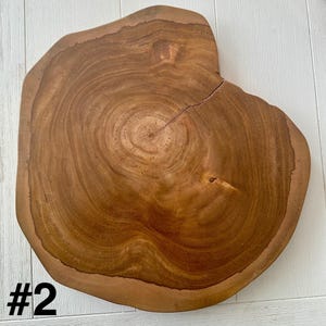 Live-edge Teak Root Wood Slab Table | End Table | Coffee Table ...