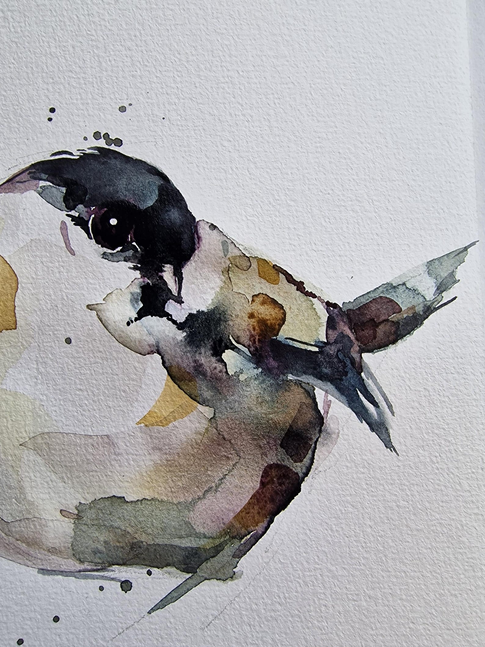 Nature-inspired Bird Artwork Colorful Watercolor Print for a Cozy Home ...