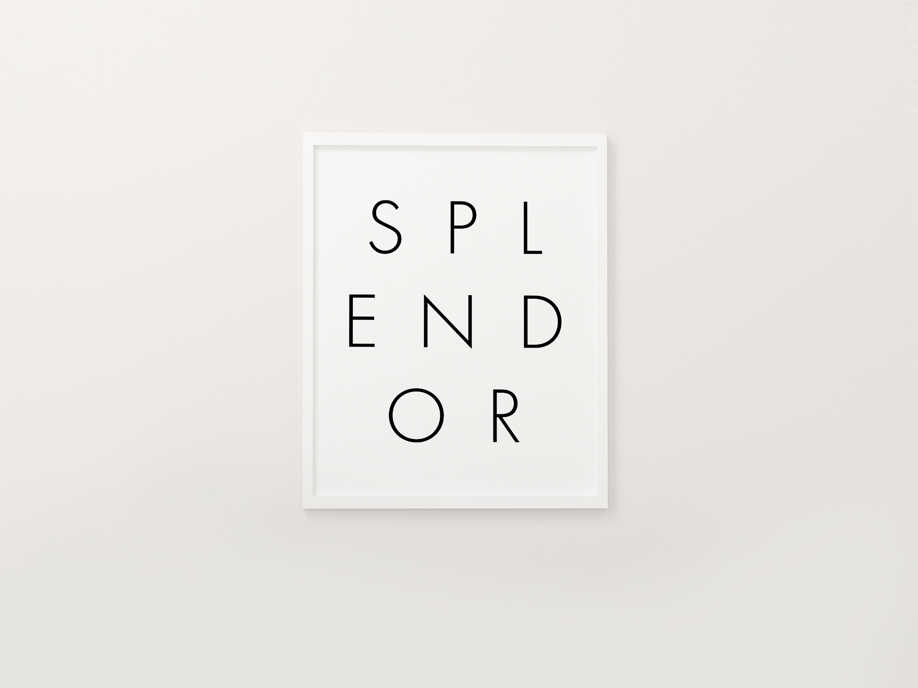 Splendor Art Splendor PRINTABLE Art INSTANT DOWNLOAD Wall - Etsy