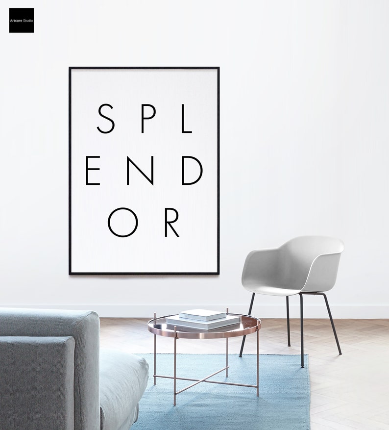 Splendor Art Splendor PRINTABLE Art INSTANT DOWNLOAD Wall - Etsy