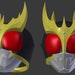 Kamen Rider Kuuga Helmet 3d Printer Files (Instant Download) - Etsy
