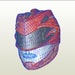 Power Rangers 2017 Red Ranger Helmet Pepakura Foam File - Etsy