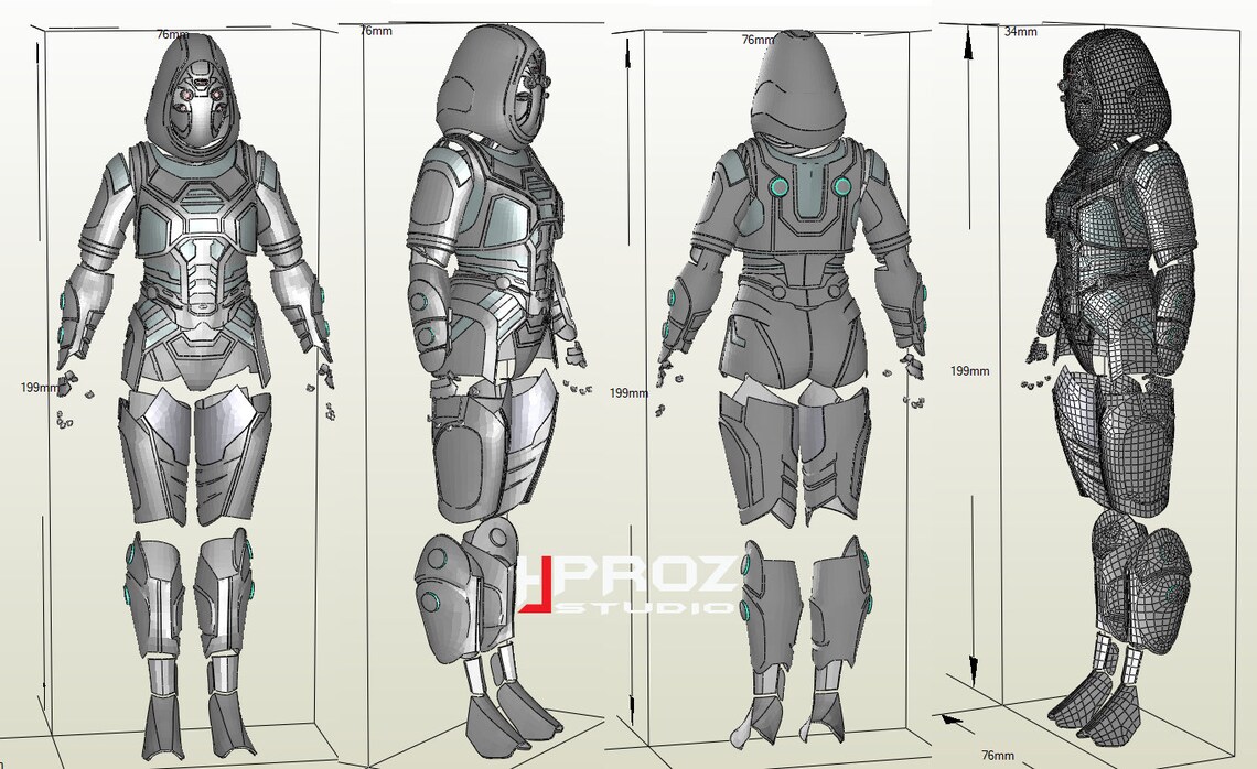 Ghost Marvel Full Suit Pdo | Etsy