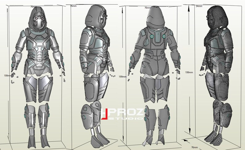 Ghost Marvel Full Suit Pdo - Etsy