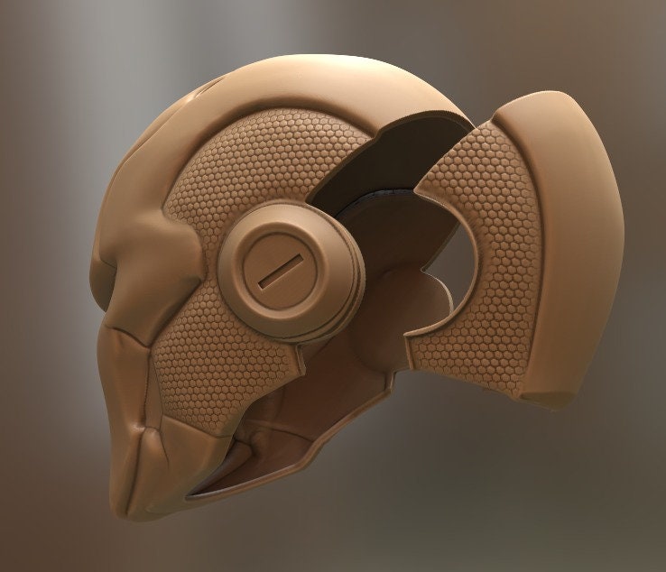 Red Ronin Helmet (redhood Custom) 3D Print File - Etsy