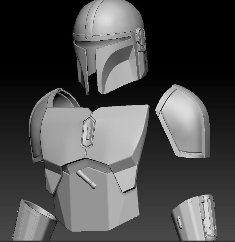 The Mandalorian Beskar Armor 3d Printer File - Etsy Australia