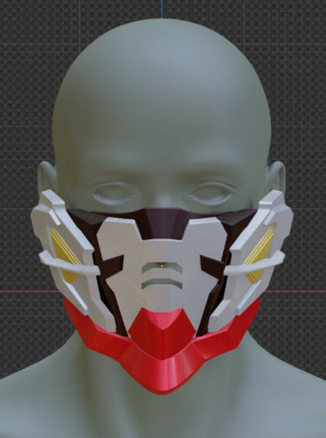 Mecha Mask 3D File Barbatos - Etsy