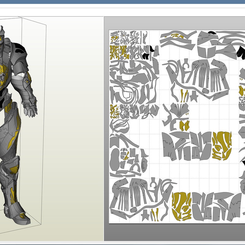 Pepakura Armor - Etsy