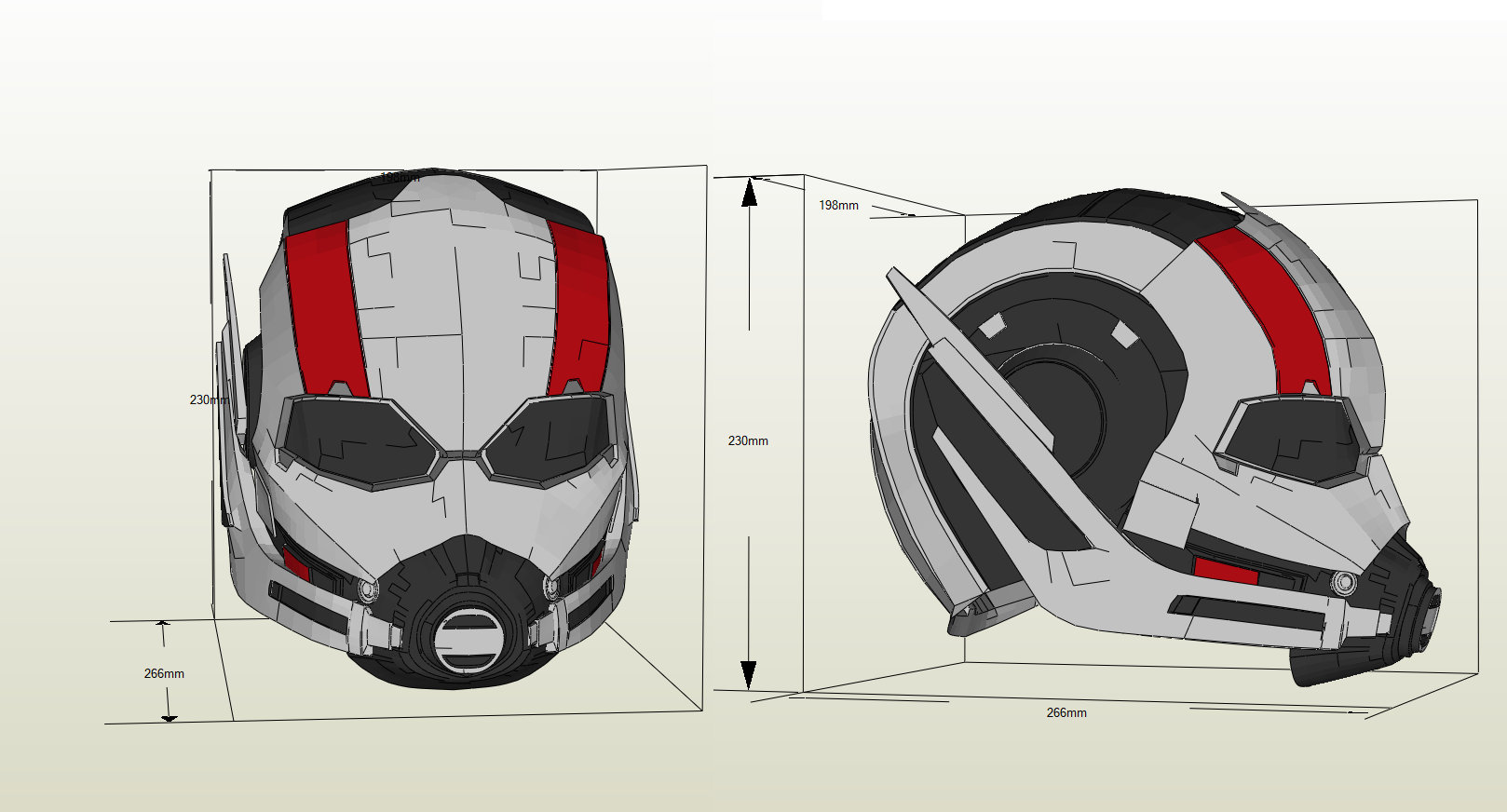 Ant-man 2 Marvel Pepakura File Pdo - Etsy