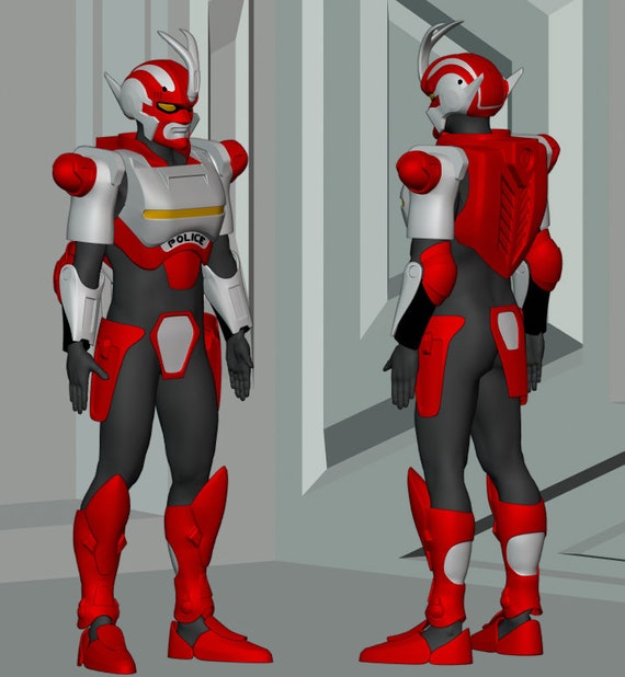 Cybercop Jupiter armadura 3d archivo de impresión | Etsy