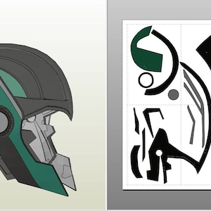 Thor Ragnarok Helmet Pepakura Foam File - Etsy