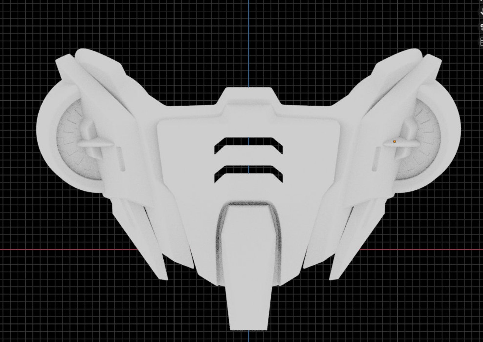 Gundam Red Astray Mask 3D Print File - Etsy