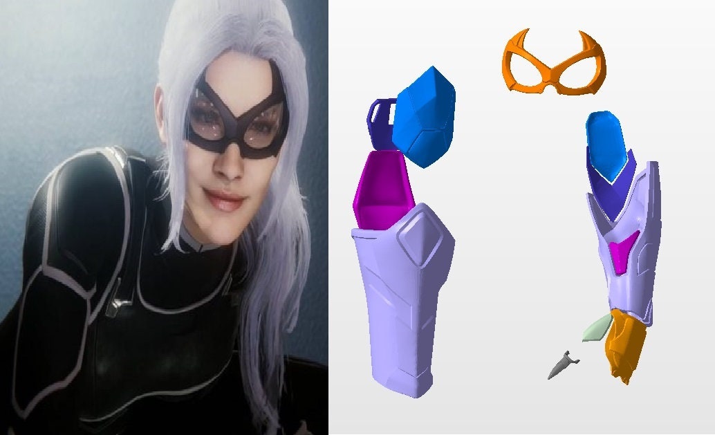 Black Cat Marvel Ps4 Accessories 3d Printer File - Etsy