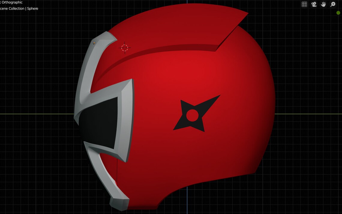 Ninja Steel Helmet 3D Printable - Etsy