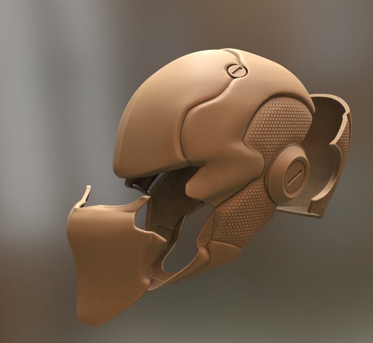 Red Ronin Helmet (redhood Custom) 3D Print File - Etsy