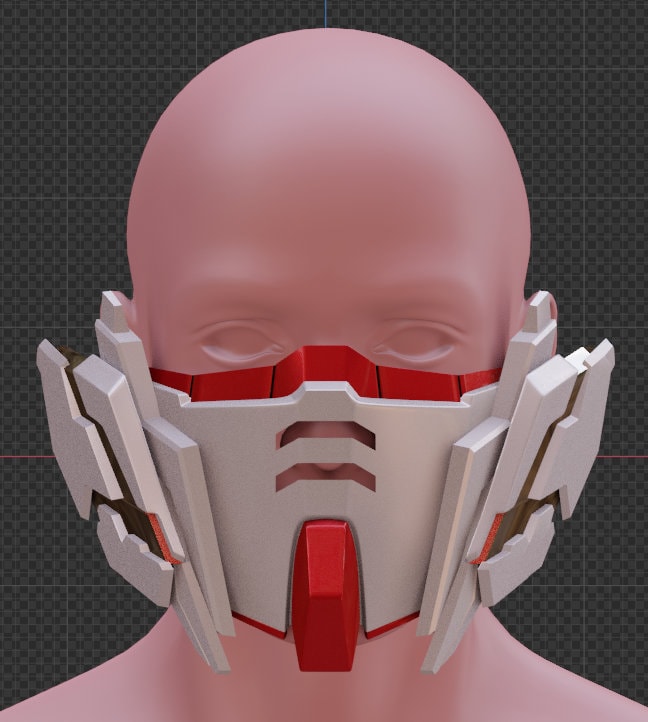 Sculpting & Forming Gundam Destiny Mask 3D Printable STL 3D Printing ...