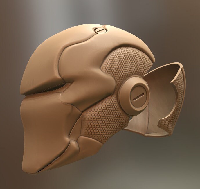 Red Ronin Helmet (redhood Custom) 3D Print File - Etsy