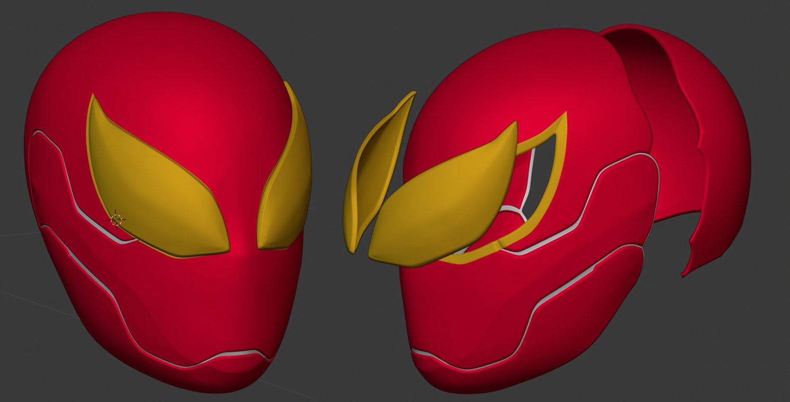 Iron Spider Helmet 3d Printer Files - Etsy