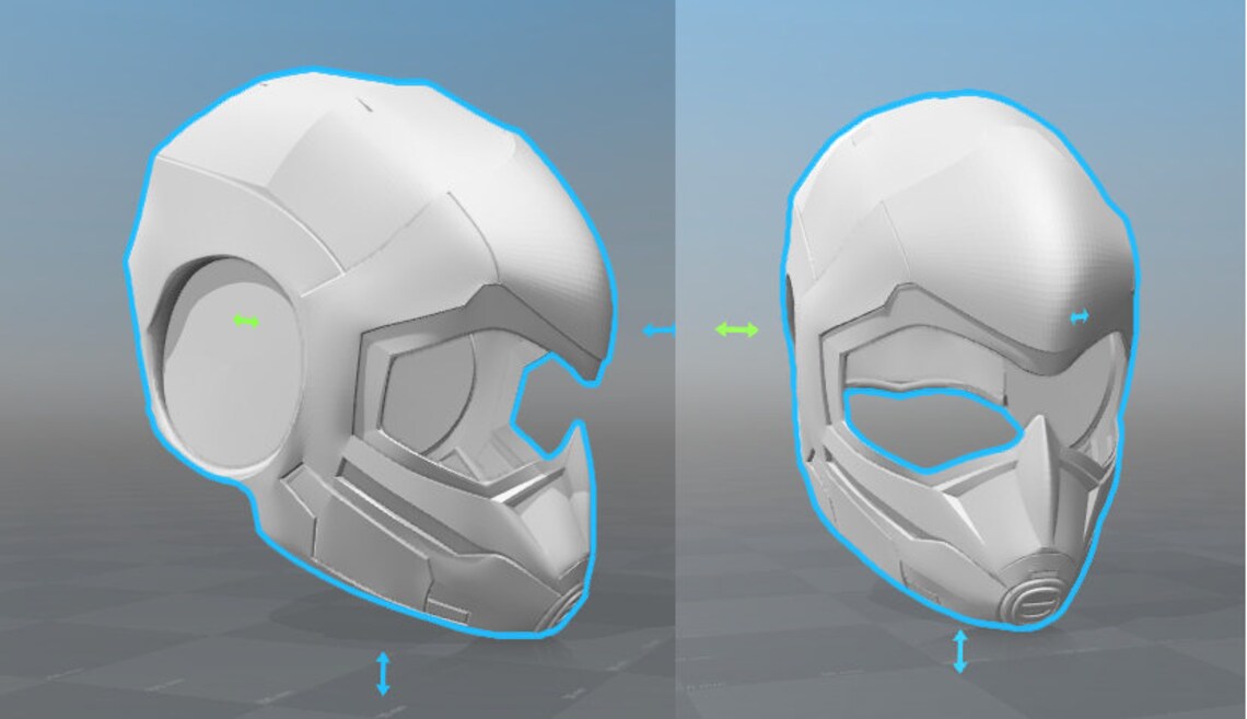 Wasp Helmet Marvel 3d Printer File - Etsy