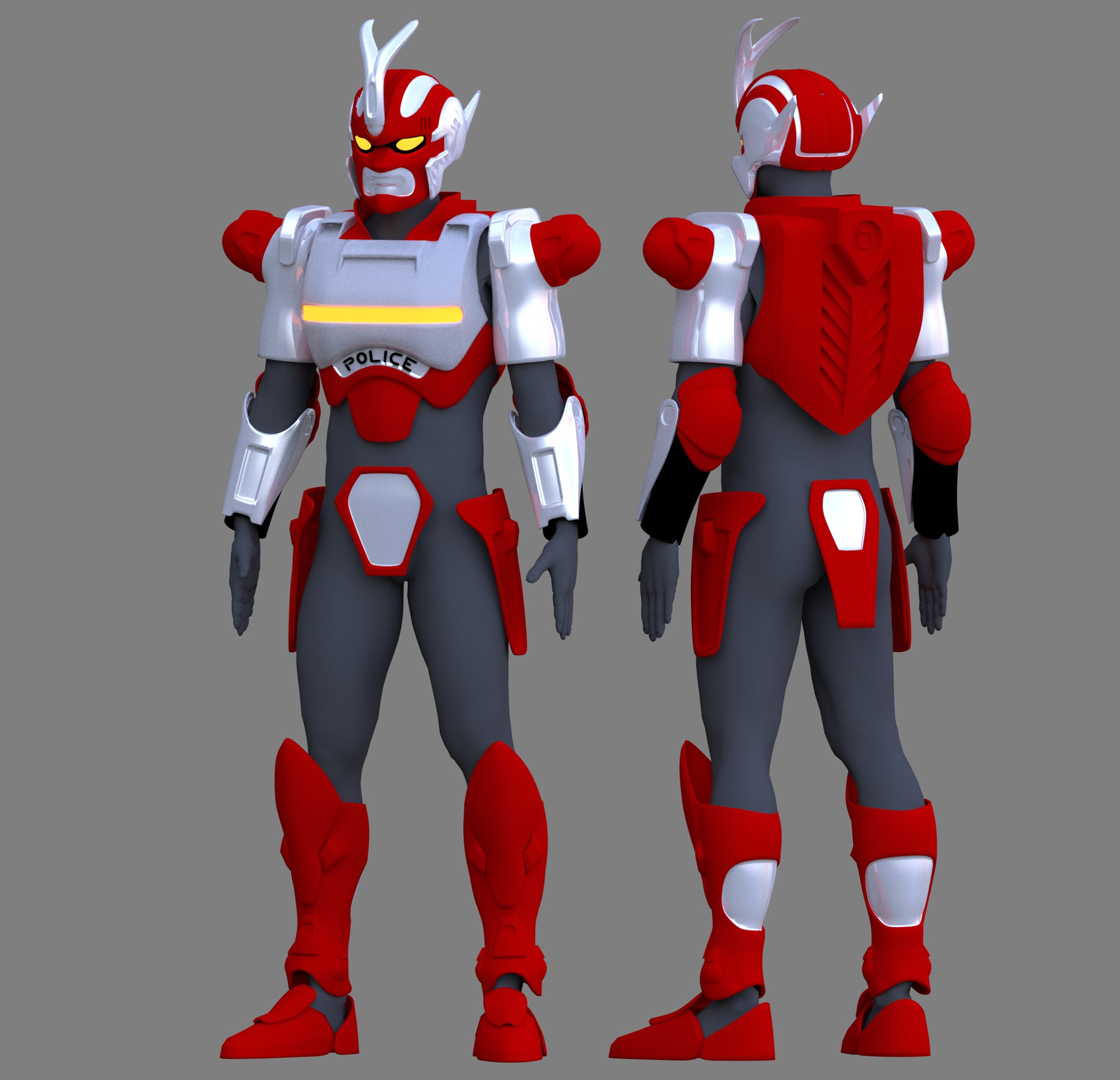 Cybercop Jupiter Armor 3d Print File - Etsy