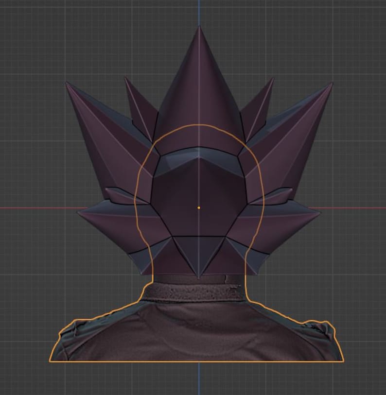 Tokoyami Helmet 3D Printable File - Etsy