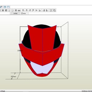 Lupin Ranger Red Helmet 3D - Etsy