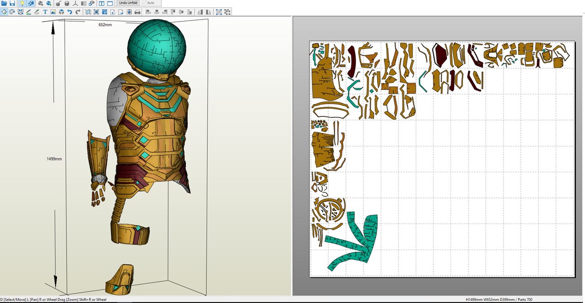 Mysterio Armor PDO FOAM - Etsy