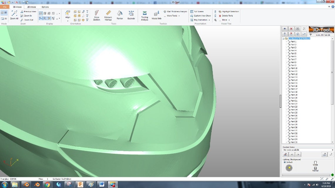 Go Buster Red 3D Printer STL - Etsy