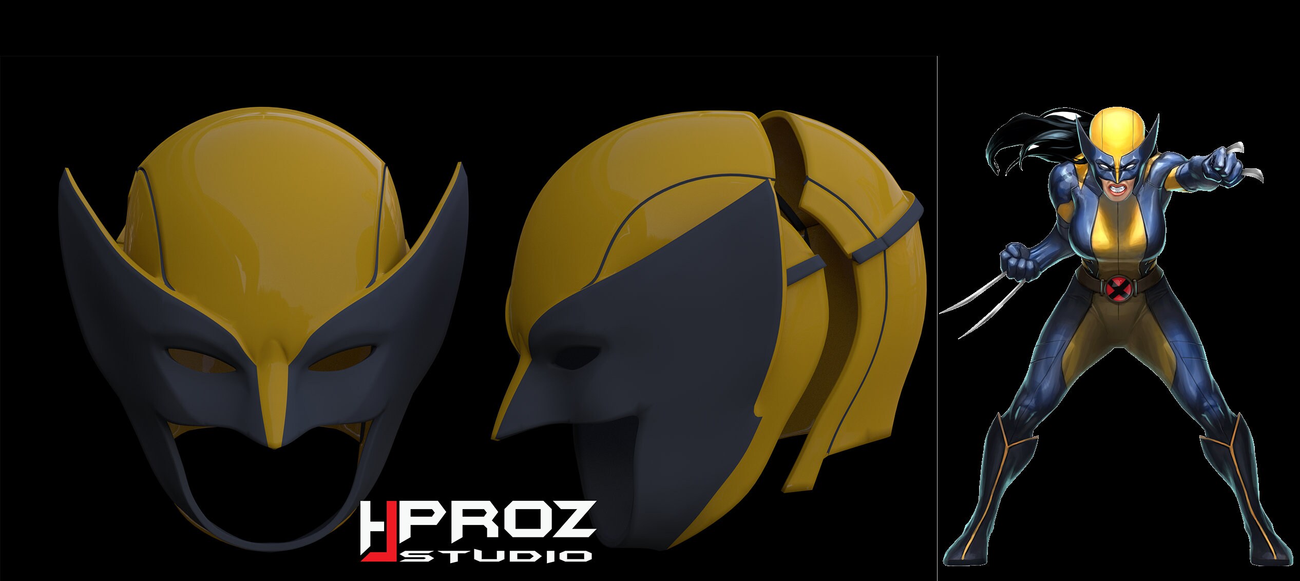 All New Wolverine Helmet 3d Printer File - Etsy