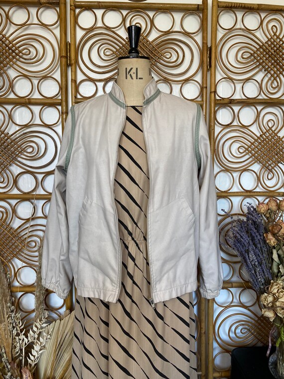 Vintage Cream Boxy Jacket from 1970s, Unworn Vintage … - Gem