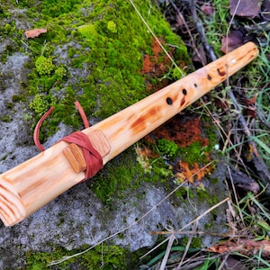 BASS CEDAR Native American Flute "source" - Hand Made - Very Deep Sound ...