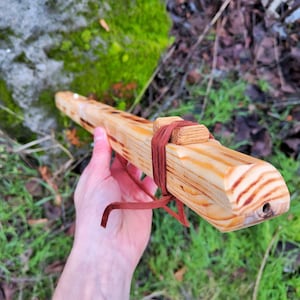 BASS CEDAR Native American Flute "source" - Hand Made - Very Deep Sound ...