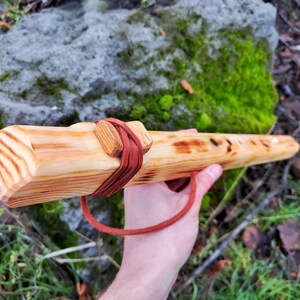 BASS CEDAR Native American Flute "source" - Hand Made - Very Deep Sound ...