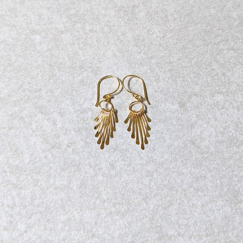 Paddle Fringe Drop Earrings - Etsy UK