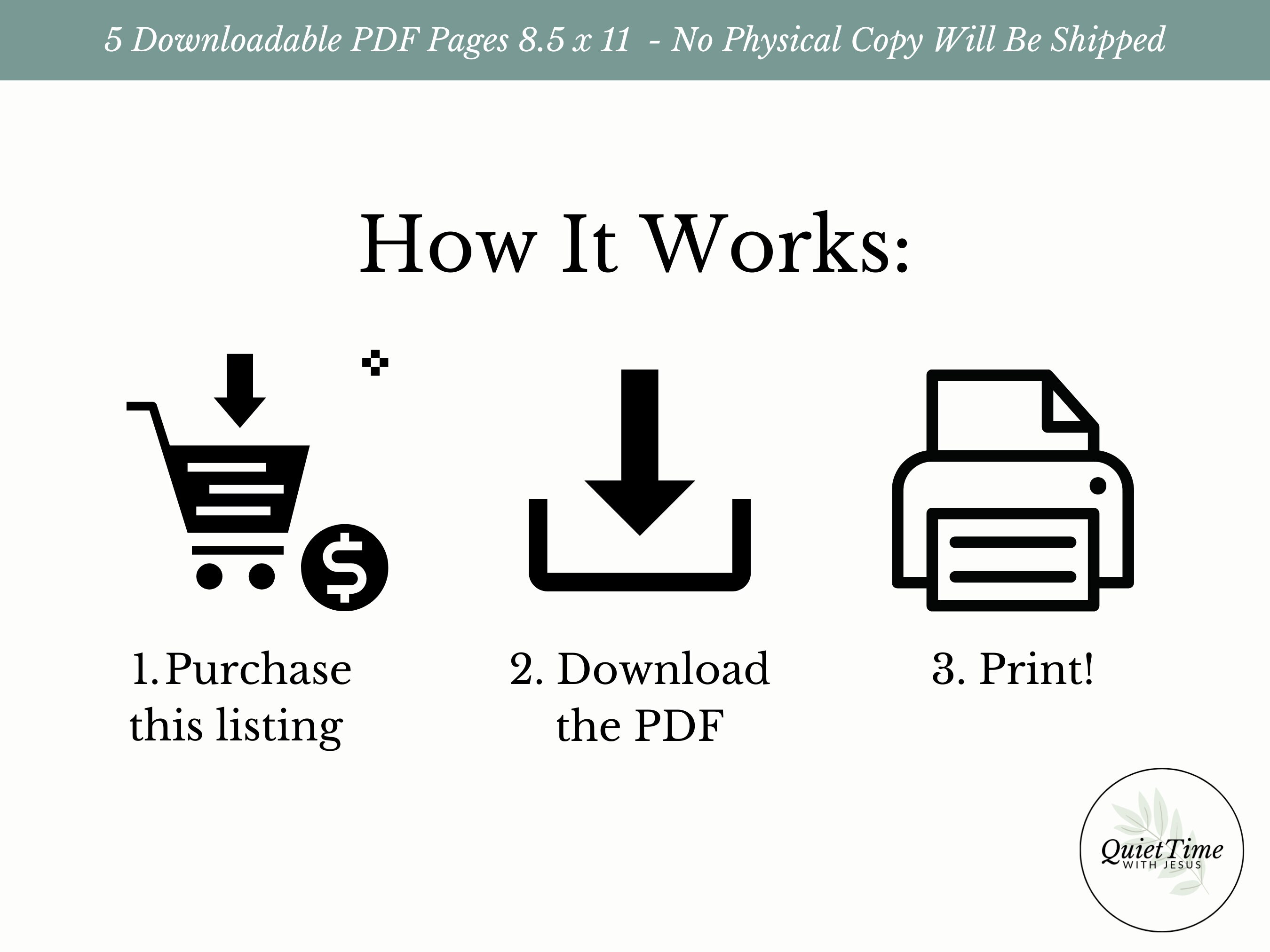 H.E.A.R. Bible Study Method Guide and Worksheets, Printable Guided ...