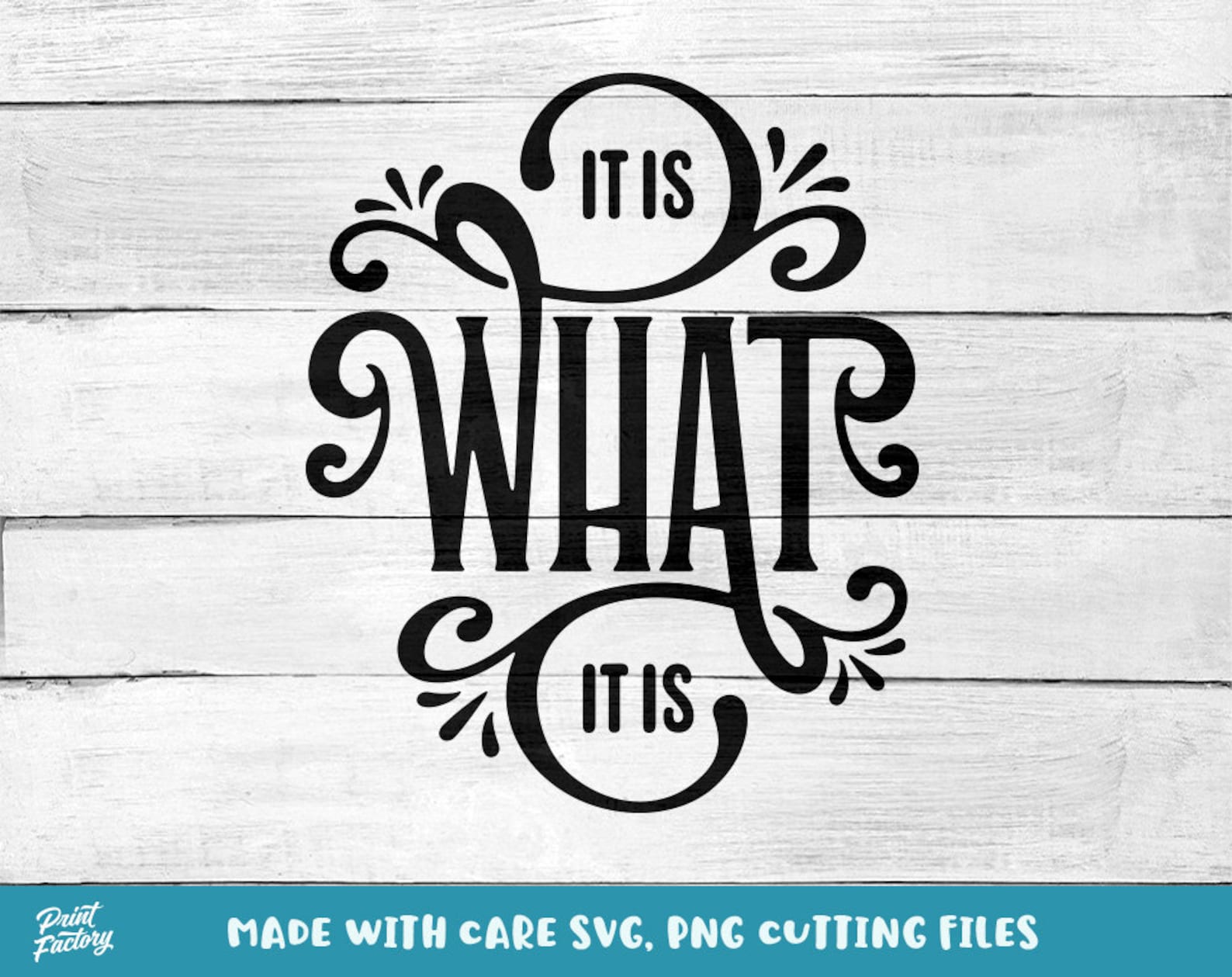 It is What It is SVG Funny Quote SVG Christian Svg - Etsy