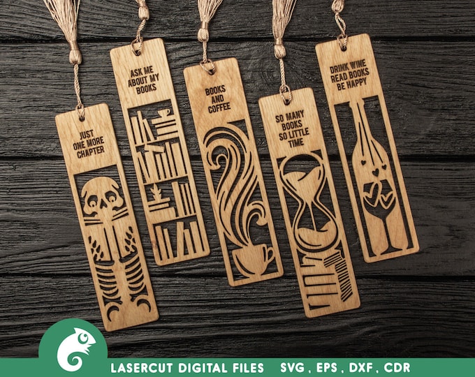42 Designs of Bookmark Laser Ready SVG Cut Files Bundle. Laser Ready ...