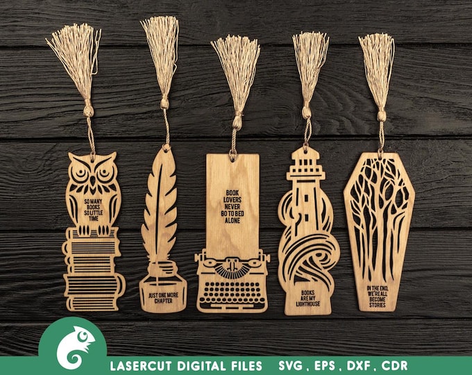 42 Designs of Bookmark Laser Ready SVG Cut Files Bundle. Laser Ready ...
