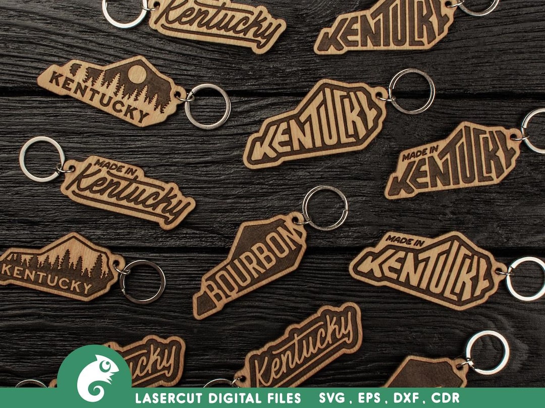 Kentucky State Svg Files for Glowforge or Laser Machines, Laser Cut ...